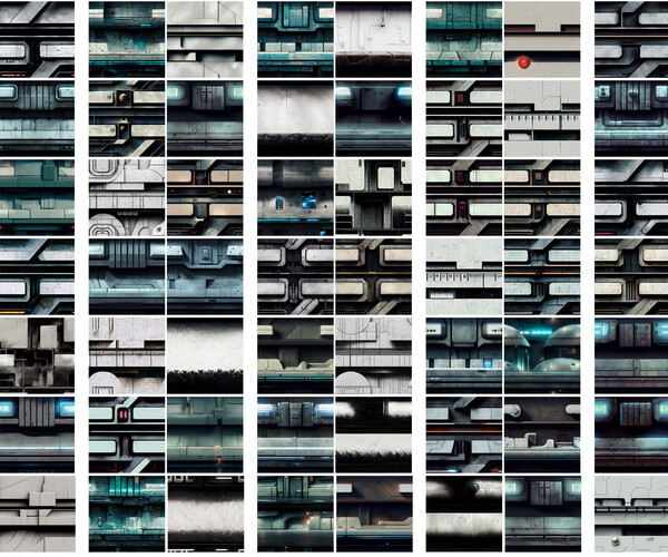 ArtStation - Textures of Sci-fi Pattern Vol.1 | Artworks