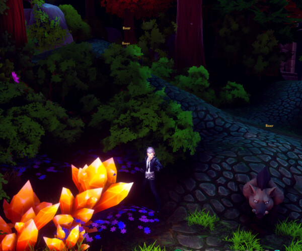 ArtStation - Low Poly Hand Painted Fantasy Crystals Pack for Unity ...