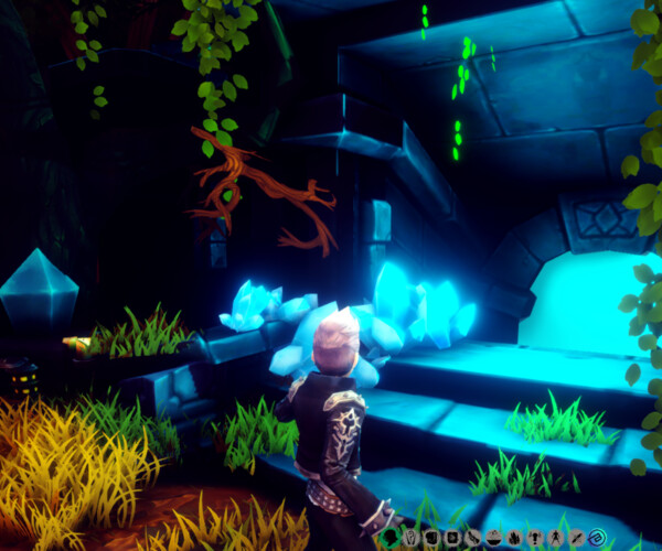 ArtStation - Low Poly Hand Painted Fantasy Crystals Pack for Unity ...