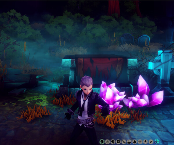 ArtStation - Low Poly Hand Painted Fantasy Crystals Pack for Unity ...