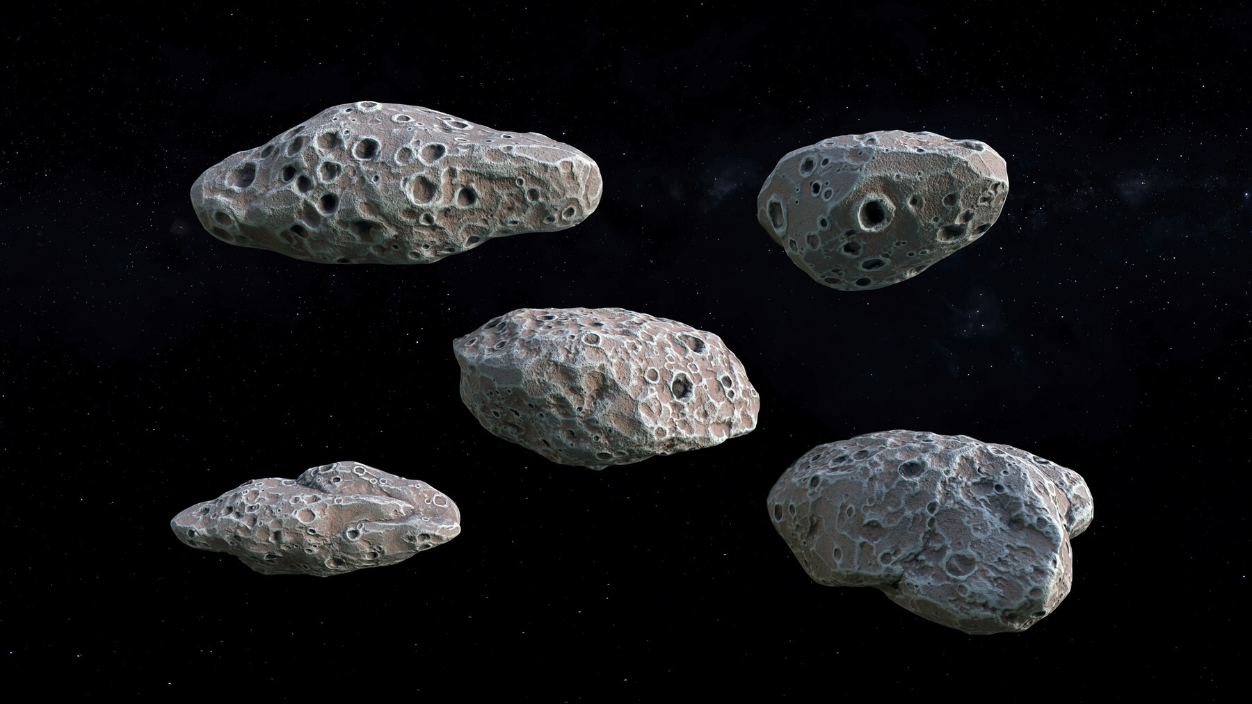 ArtStation - Asteroids Collection | Game Assets