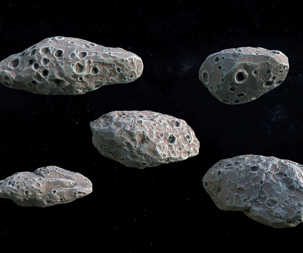 ArtStation - Asteroids Collection | Game Assets