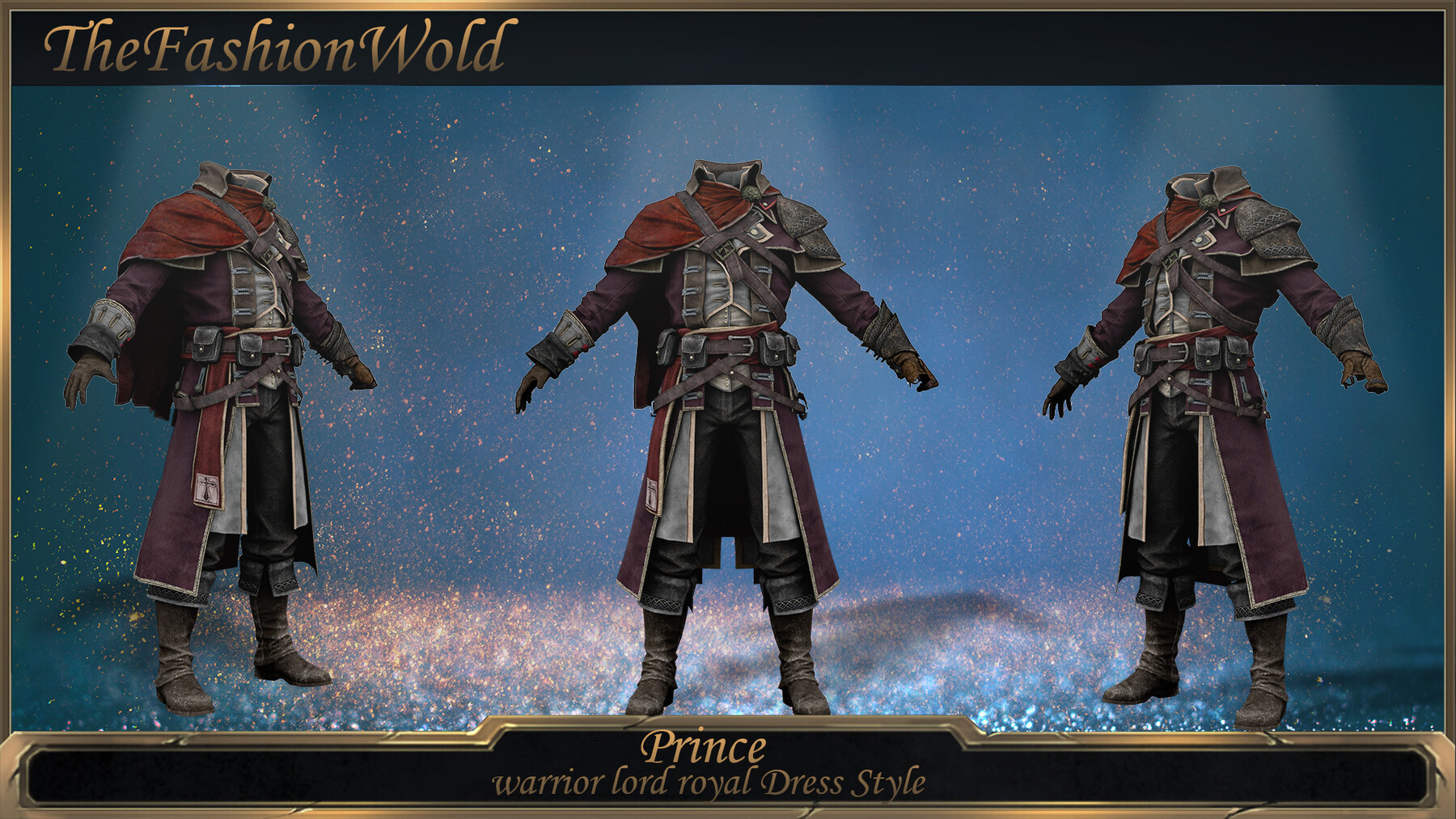 ArtStation - warrior prince outfit | Game Assets