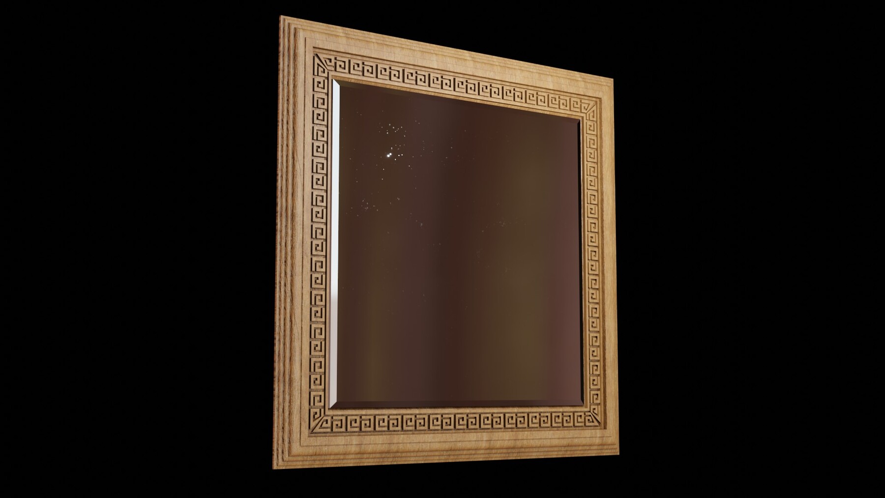 ArtStation - Wooden Mirror 3D Model | Game Assets