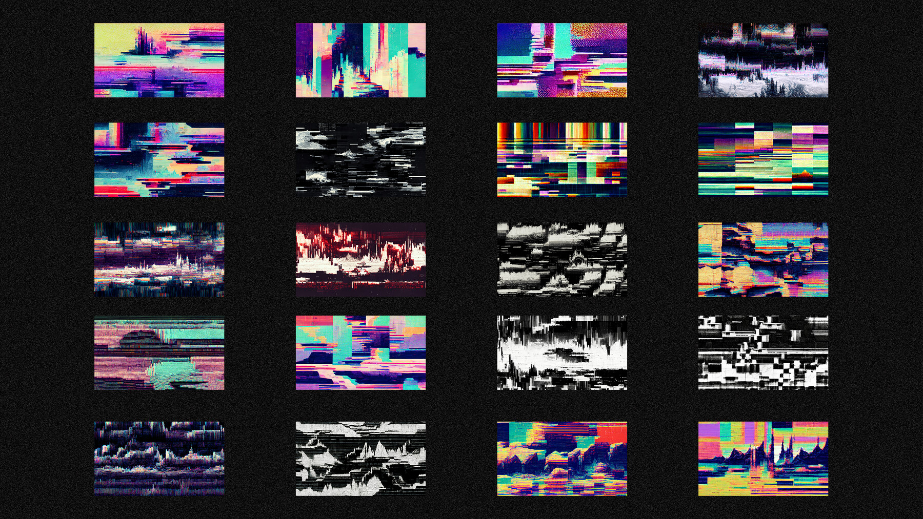 ArtStation - Glitch - INK_PAINT - Textures VOL.o2 // Generated Overlay ...