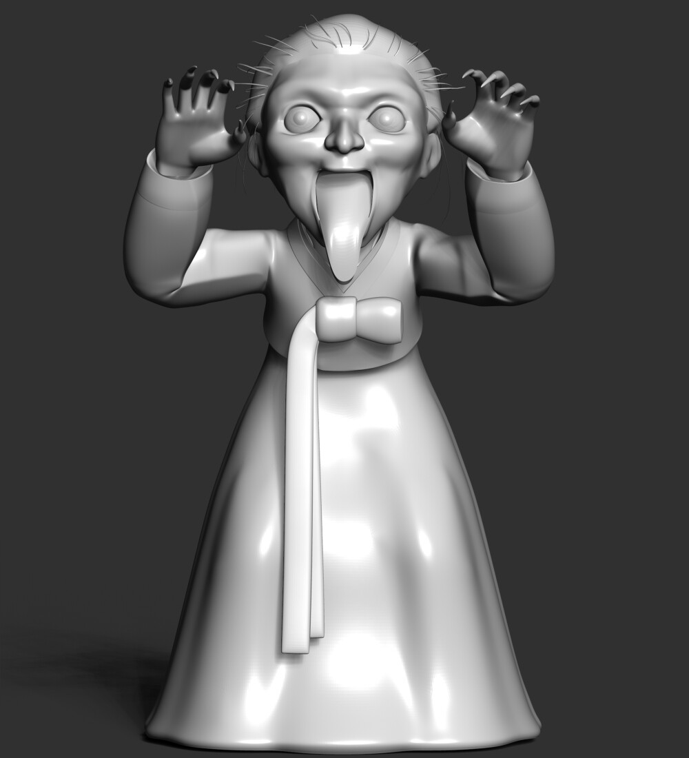ArtStation - Ghost Grandmother - Halloween | Resources