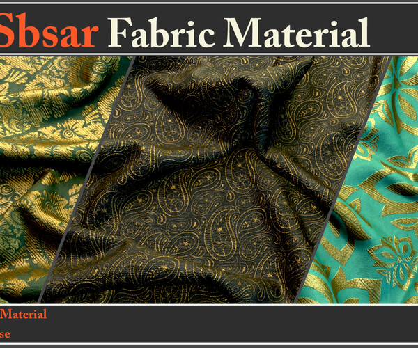 ArtStation - 100 SBSAR Fabric Material VOL05+ Video How To Use | Game ...