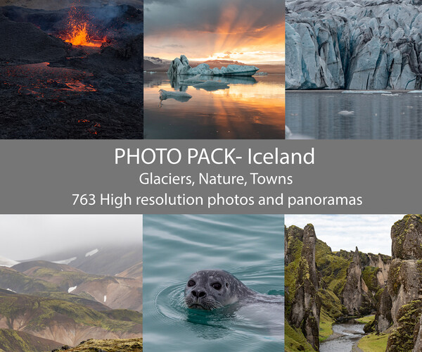 ArtStation - Iceland MEGA Photo Pack | Resources