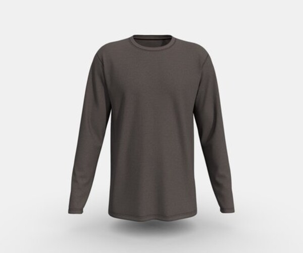 ArtStation - Men high-quality, Minimalistic LS T-shirt | Game Assets