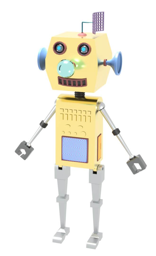 ArtStation - Robot cartoon | Game Assets