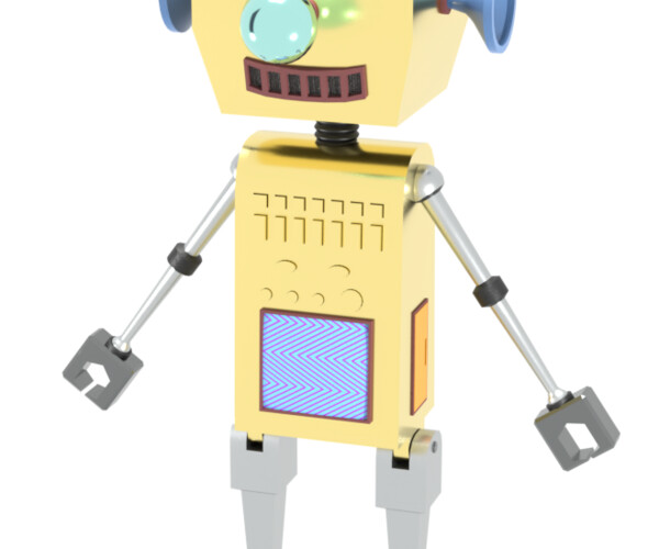 ArtStation - Robot cartoon | Game Assets