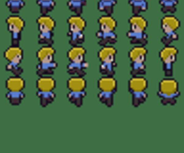 ArtStation - Pixel Men I | Game Assets