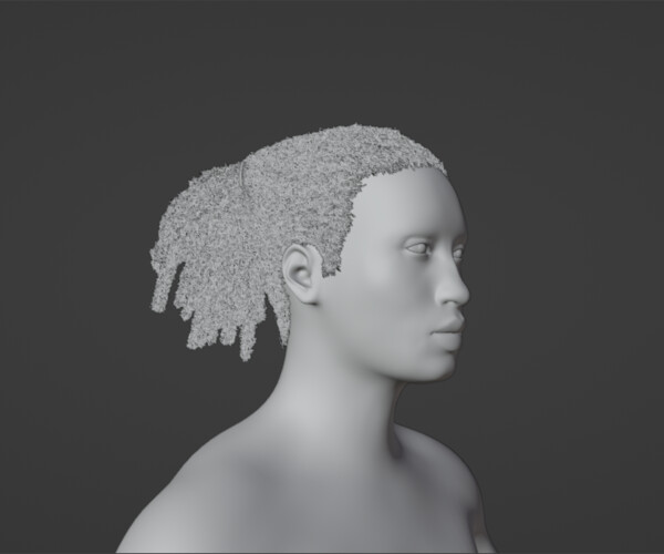 ArtStation - Dreadlocks Ponytail | Game Assets
