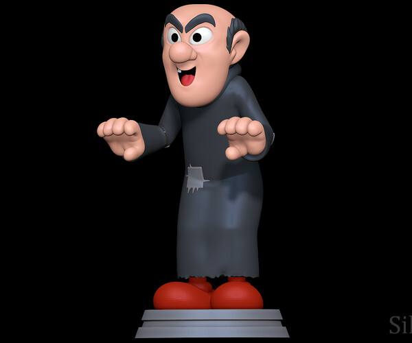 ArtStation - Gargamel - Smurfs 3D print model | Resources