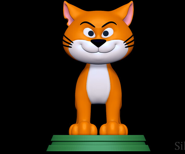 ArtStation - Azrael - Smurfs 3D print model | Resources