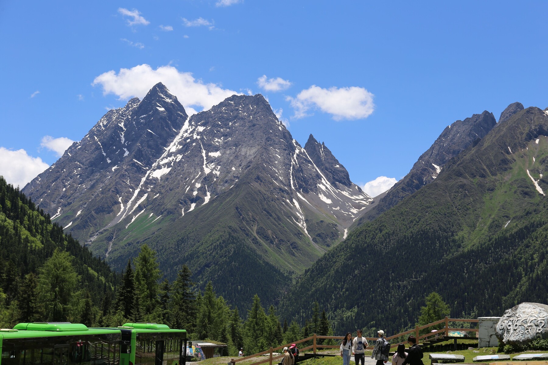 ArtStation - Mountains of western China——Snow mountain、dead tree、meadow ...