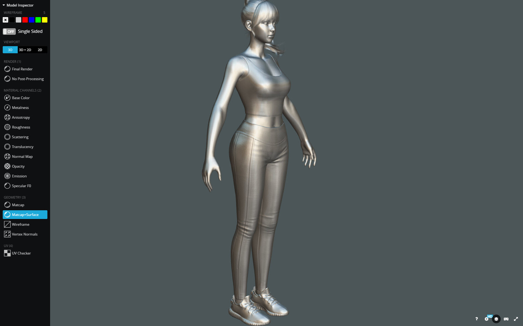 ArtStation - Rigged Female Character Fitness yoga sport suit avatar sports fitness pants gym ...