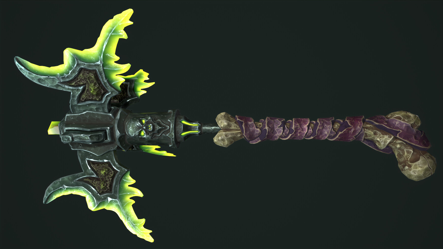 ArtStation - Undead mace | Game Assets