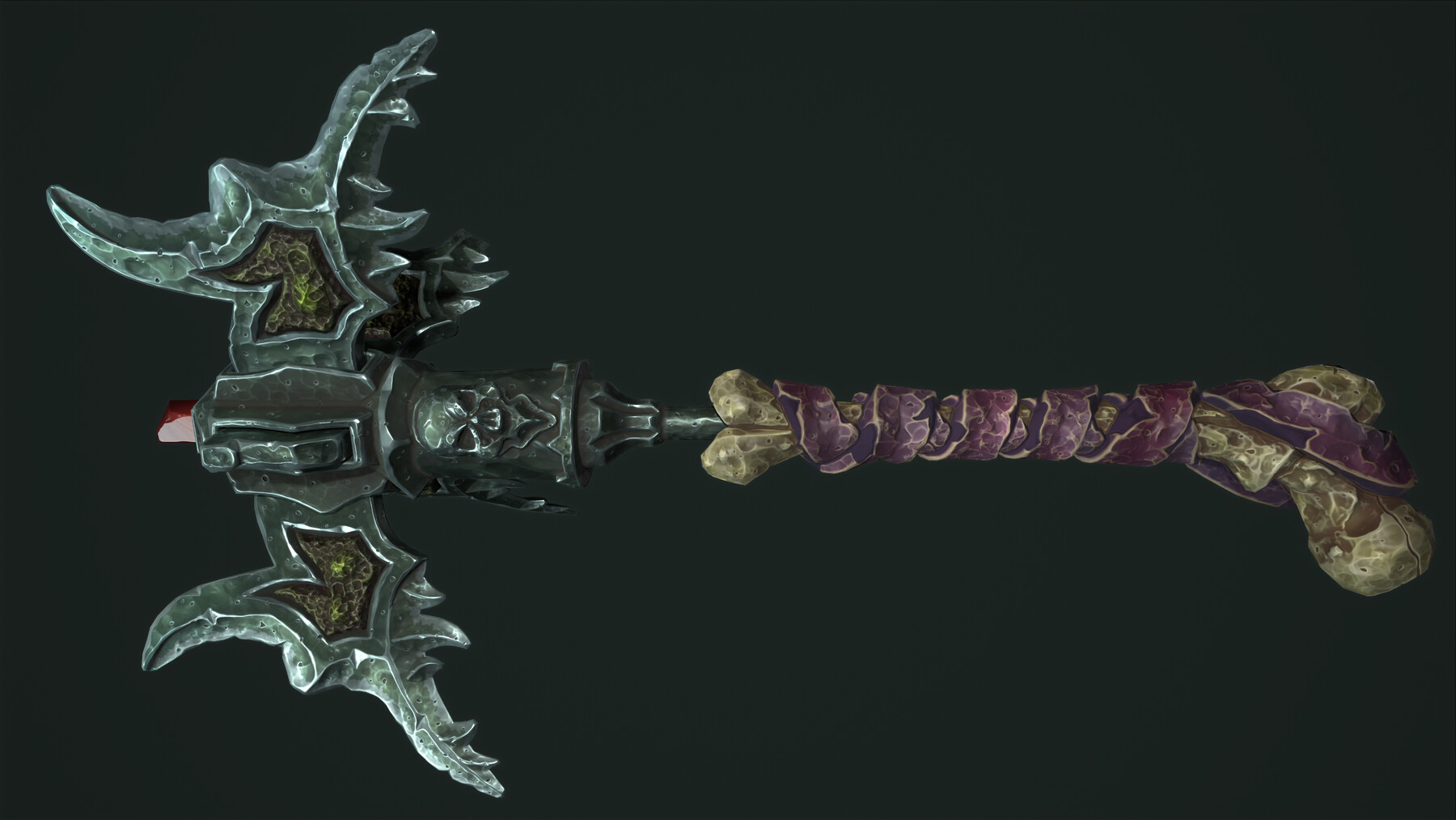 ArtStation - Undead mace | Game Assets