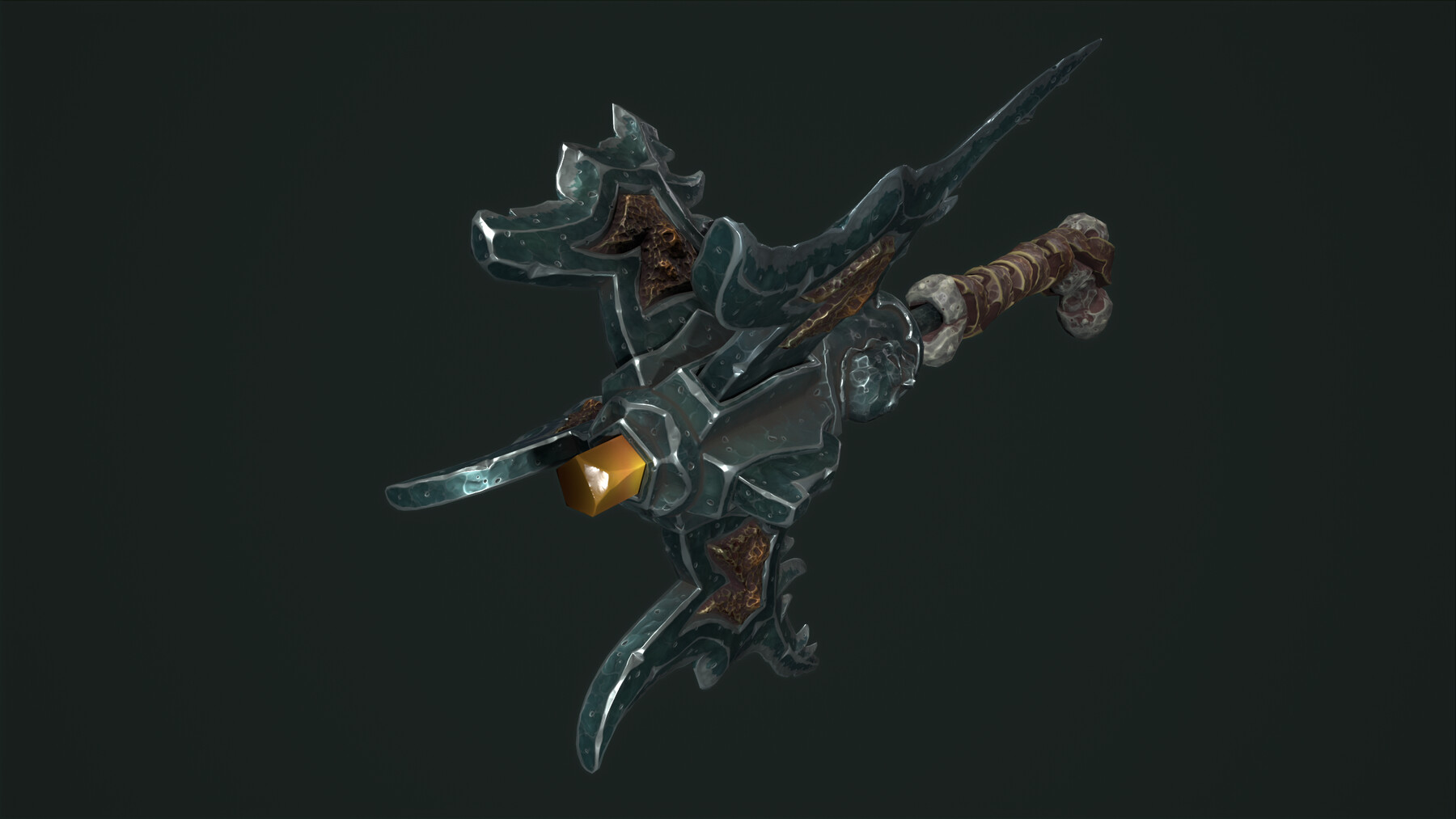 ArtStation - Undead mace | Game Assets