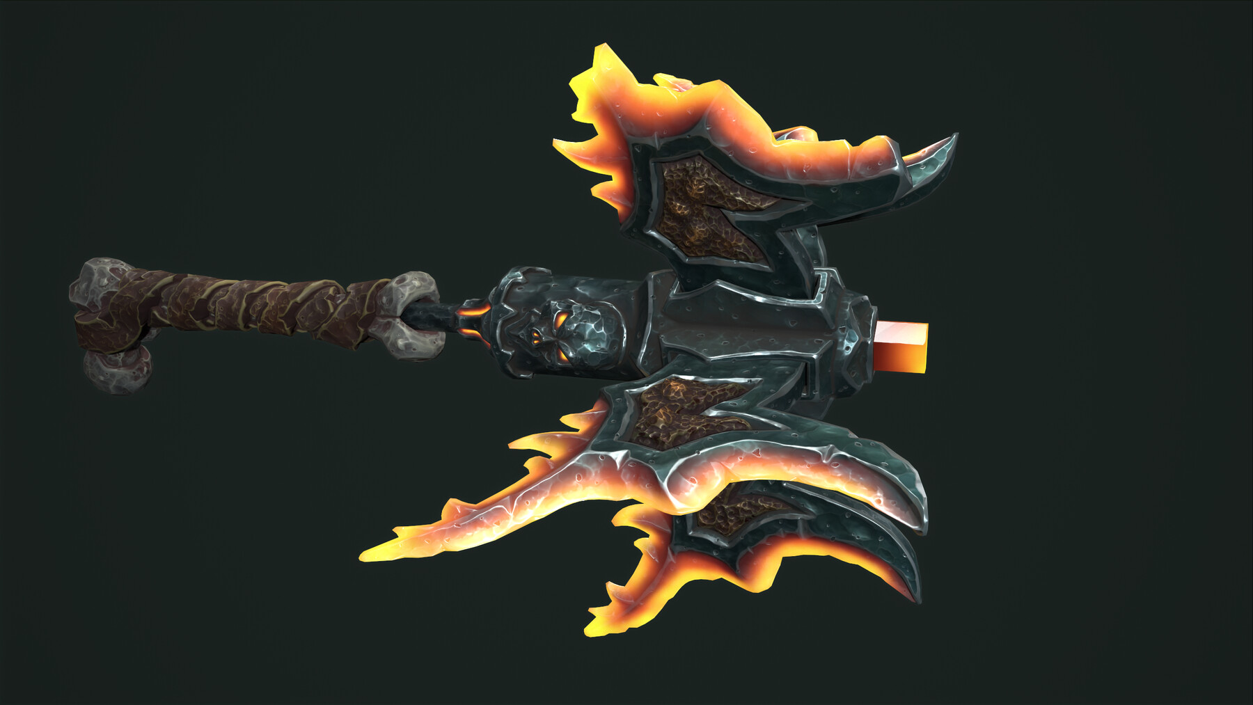 ArtStation - Undead mace | Game Assets