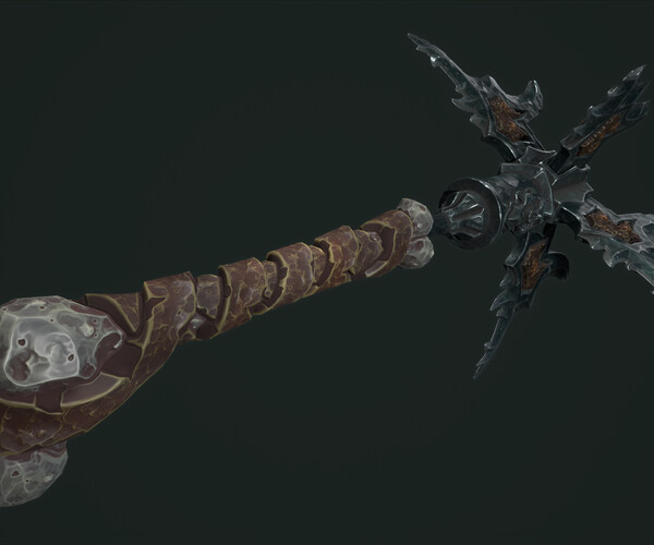 ArtStation - Undead mace | Game Assets