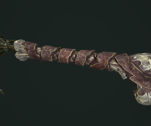 ArtStation - Undead mace | Game Assets