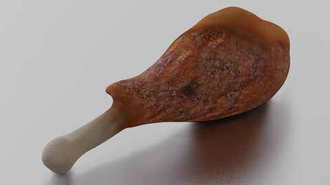 ArtStation - CHICKEN LEG GAME READY LOW POLY | Game Assets