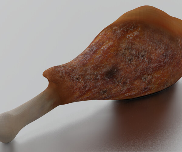 ArtStation - CHICKEN LEG GAME READY LOW POLY | Game Assets