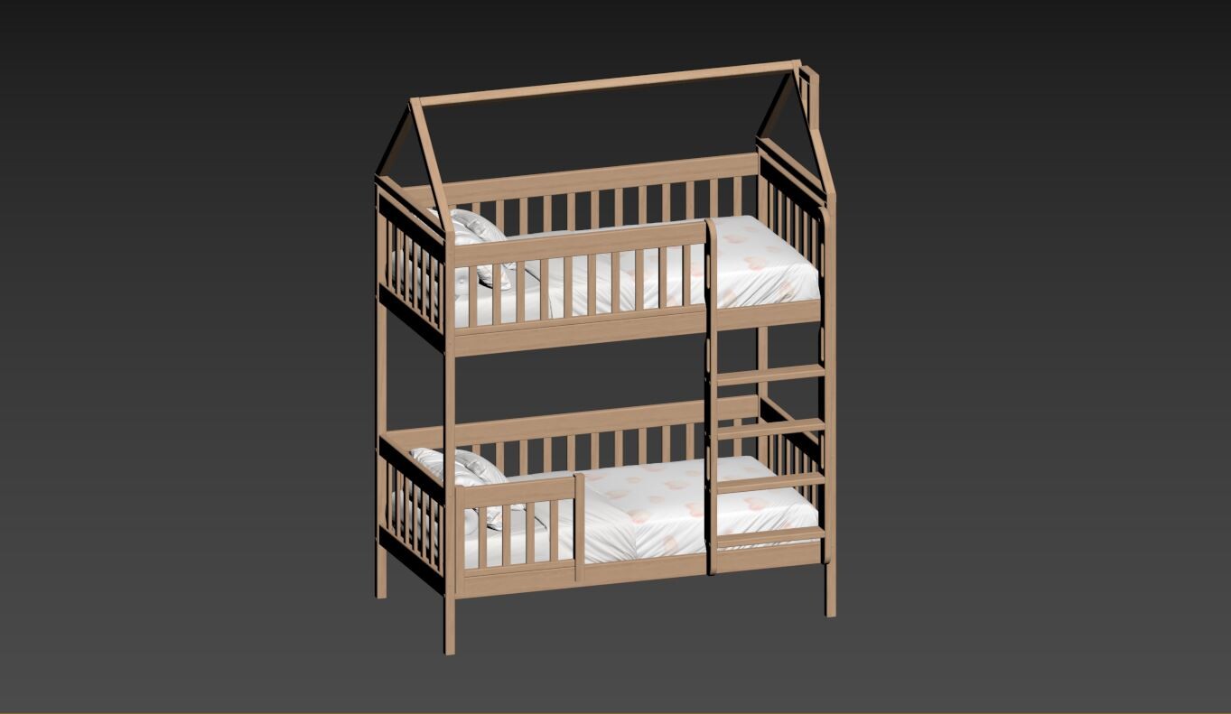 ArtStation - Bunk bed 3D model | Resources