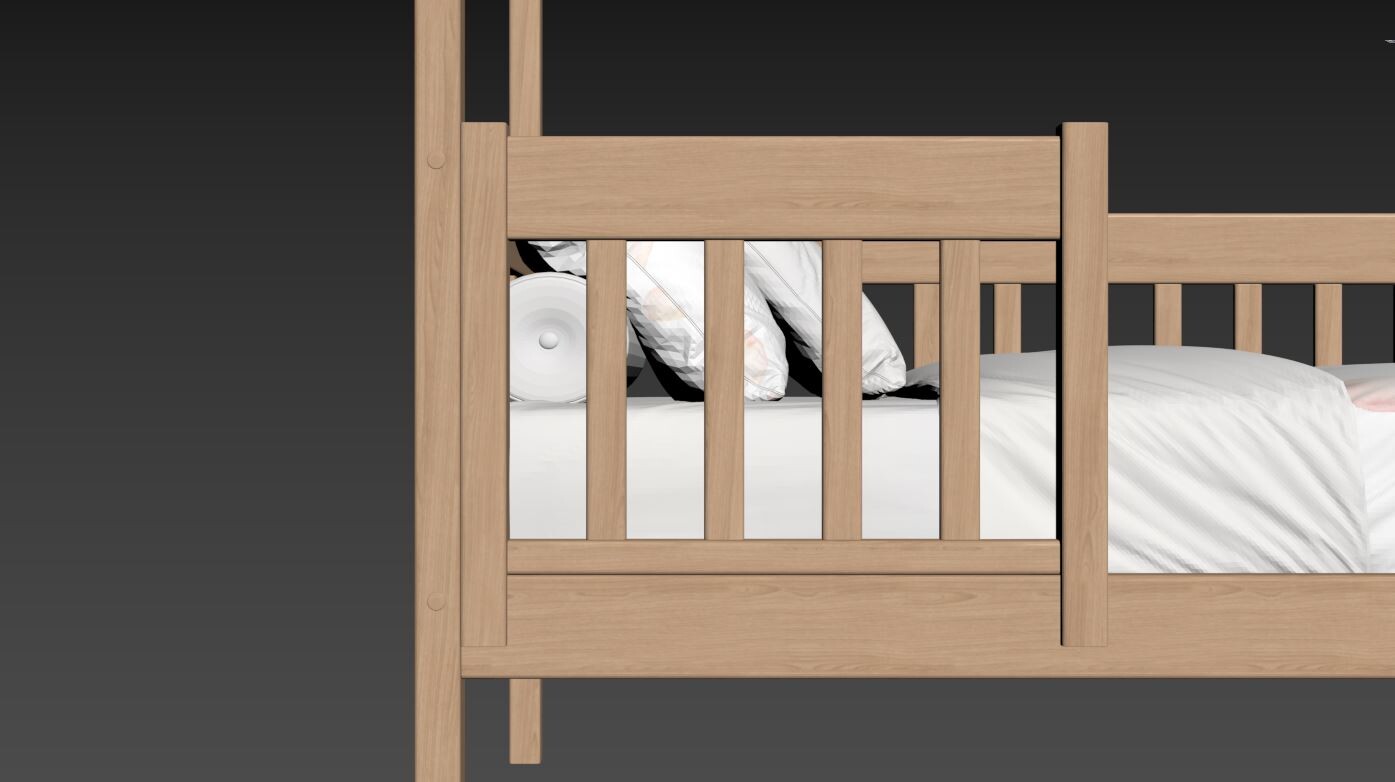 ArtStation - Bunk bed 3D model | Resources