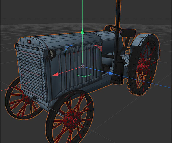 ArtStation - tractor 30s | Game Assets