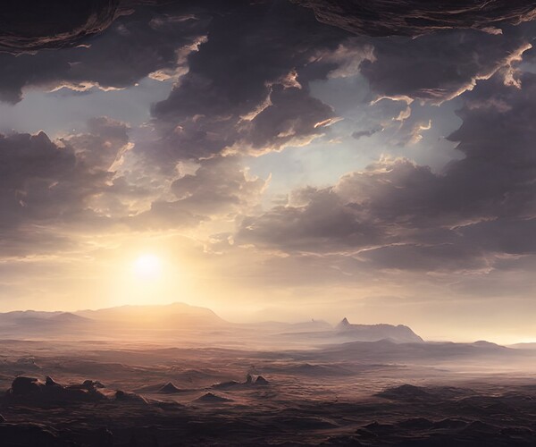 ArtStation - 700 + Alien sky vol 02 | Artworks