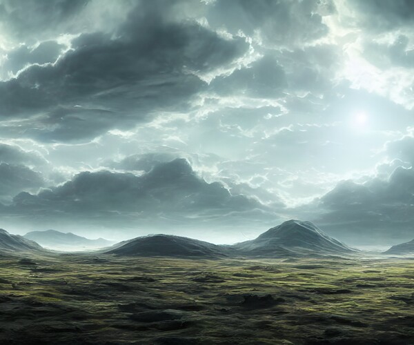 ArtStation - 700 + Alien sky vol 02 | Artworks