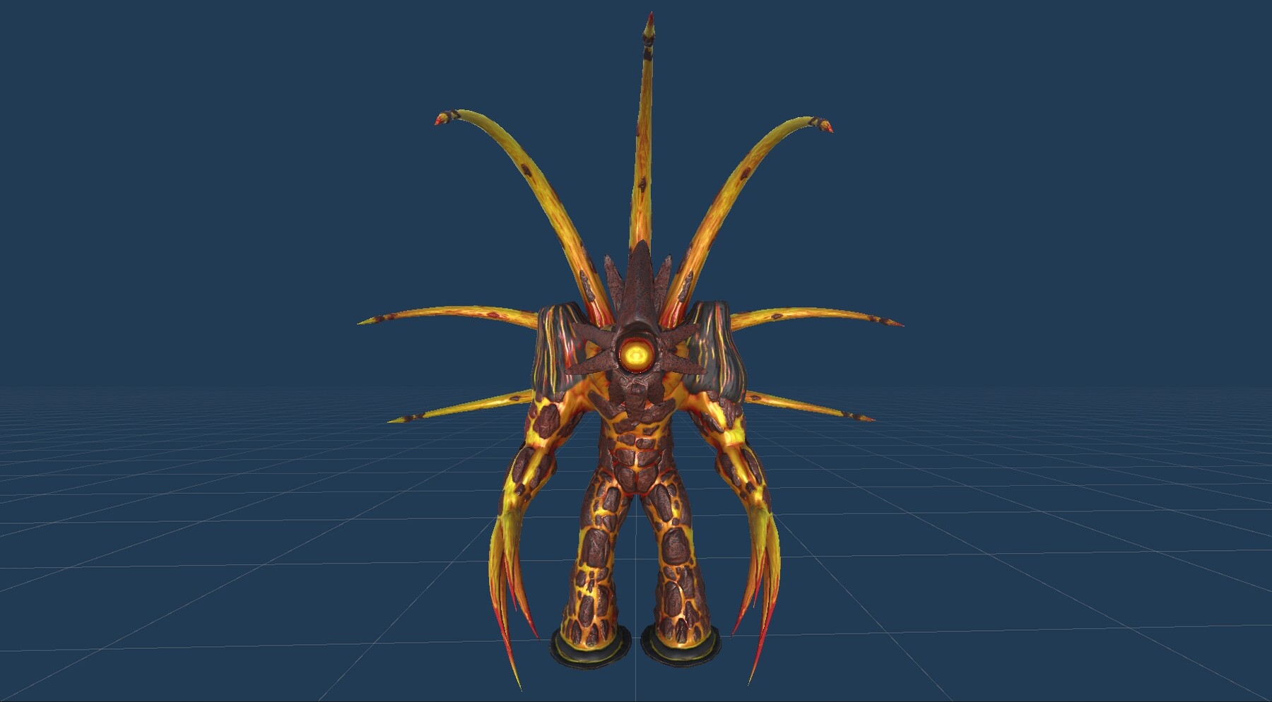 ArtStation - Low-poly model of the character Lava Creature | Game Assets