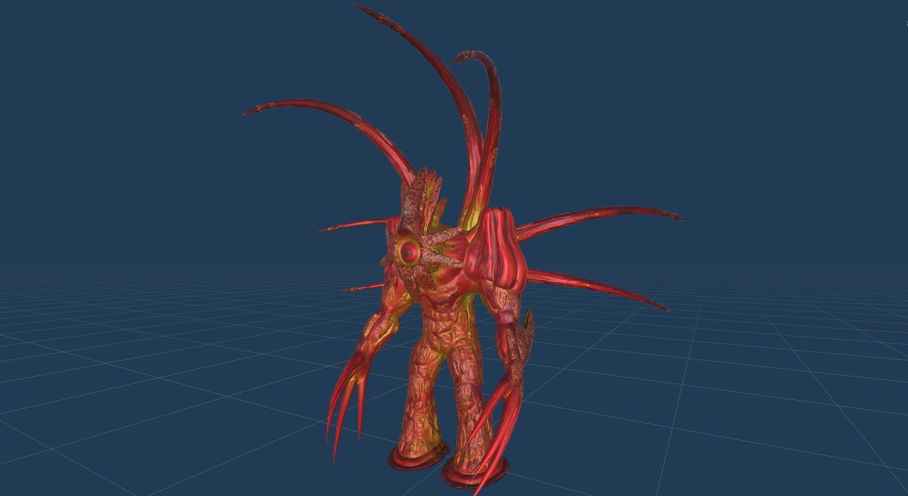 ArtStation - Low-poly model of the character Lava Creature | Game Assets