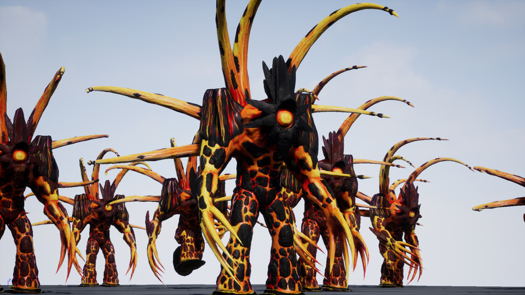 ArtStation - Low-poly model of the character Lava Creature | Game Assets