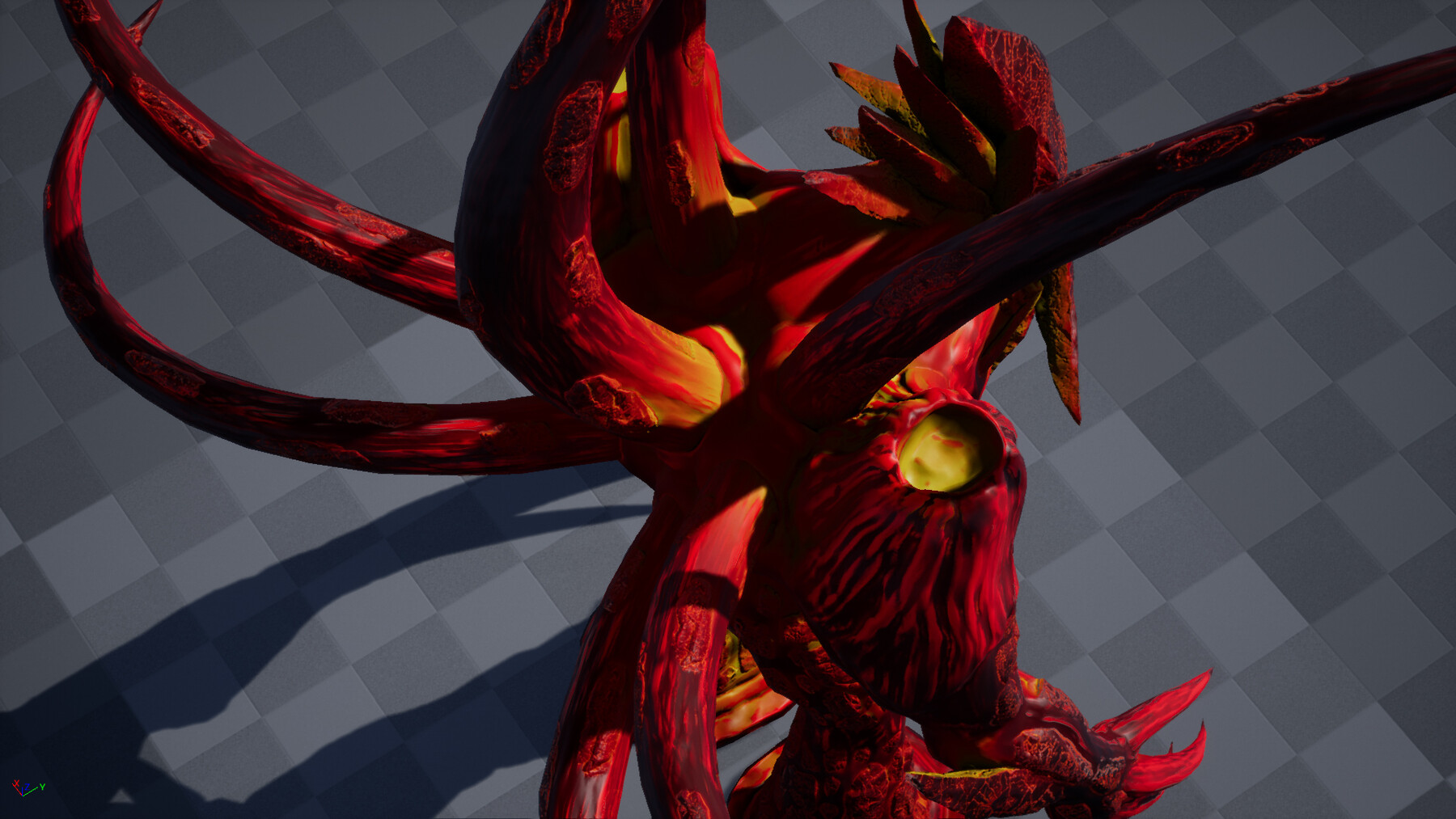ArtStation - Low-poly model of the character Lava Creature | Game Assets