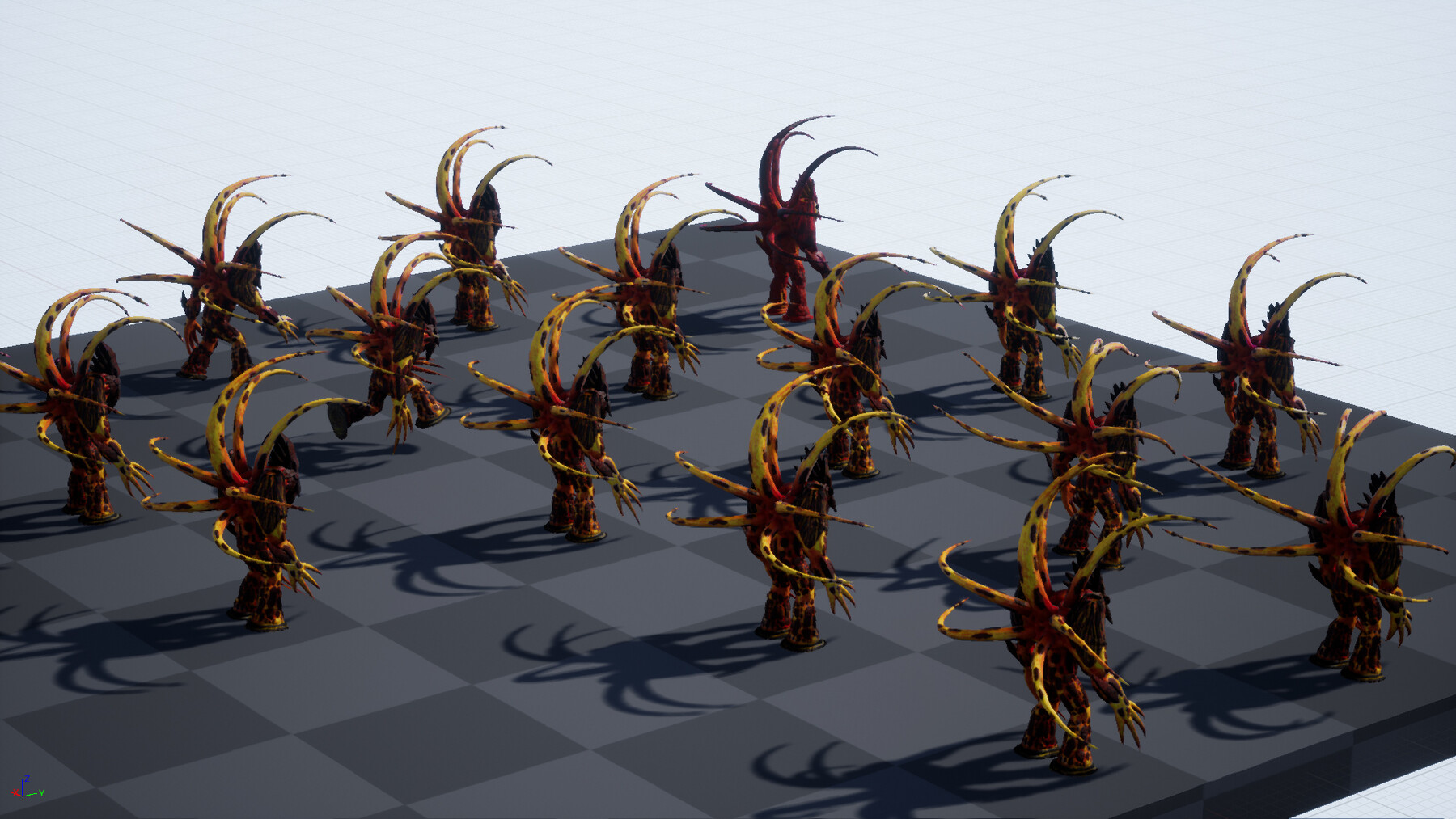 ArtStation - Low-poly model of the character Lava Creature | Game Assets