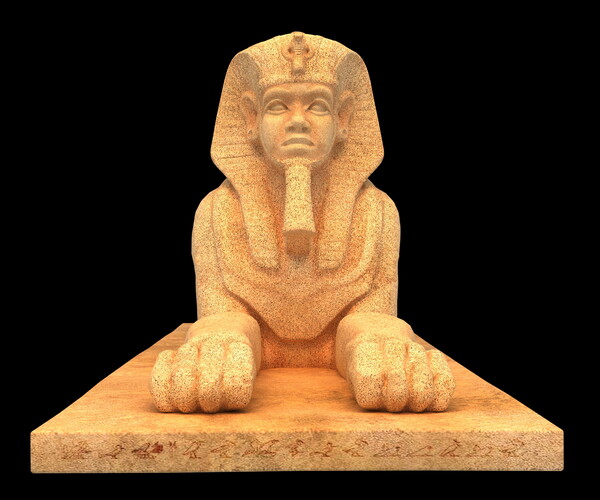 ArtStation - Ancient Egyptian Sphinx 4K | Resources