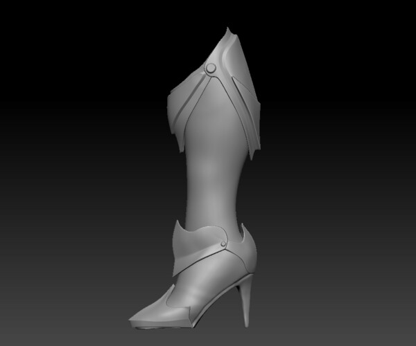 ArtStation - High-poly model boot armor | Resources