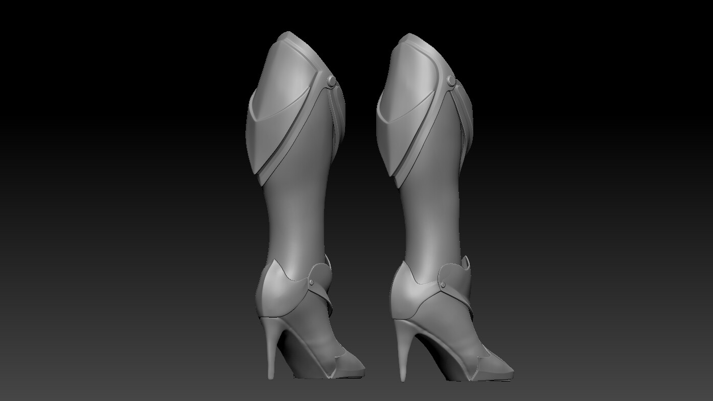 ArtStation - High-poly model boot armor | Resources