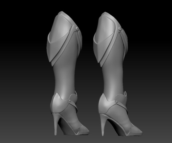 ArtStation - High-poly model boot armor | Resources