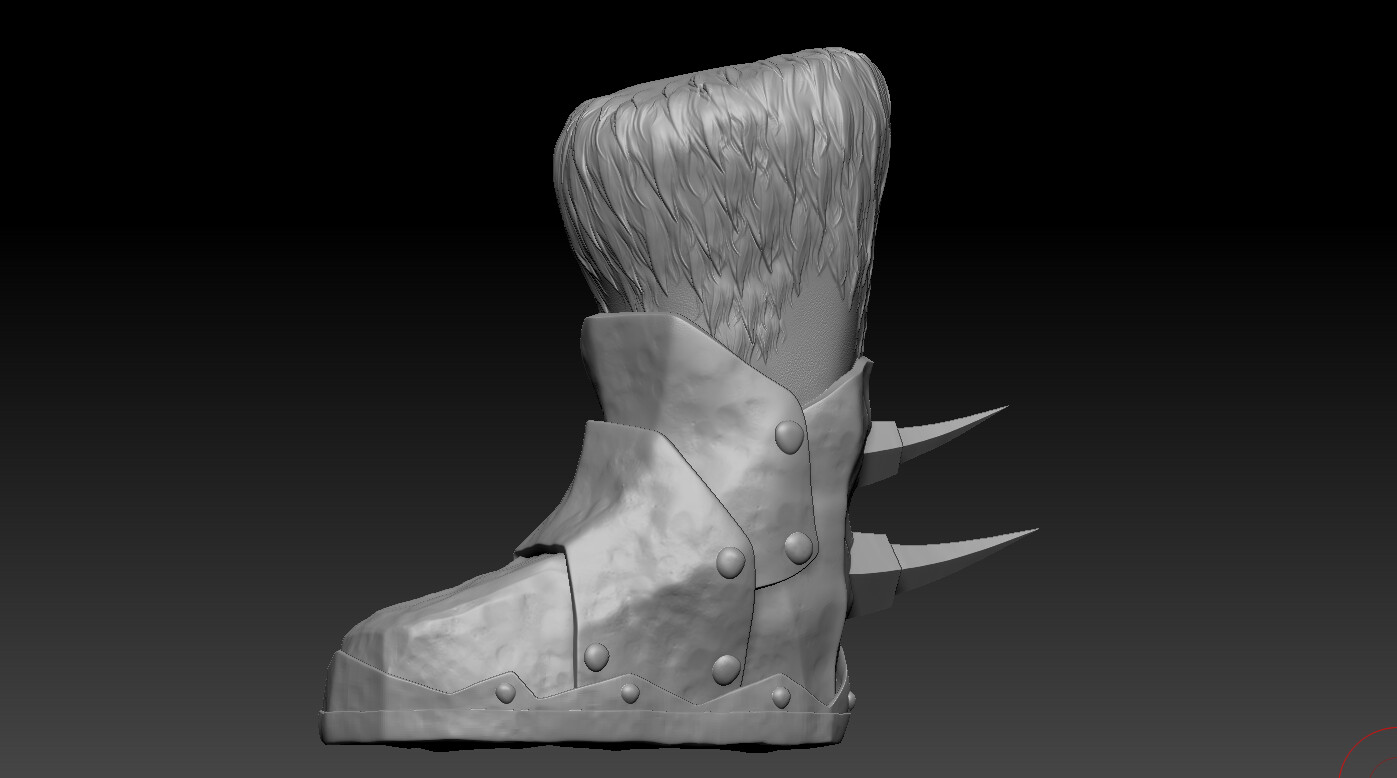 ArtStation - High-poly model Boot | Resources