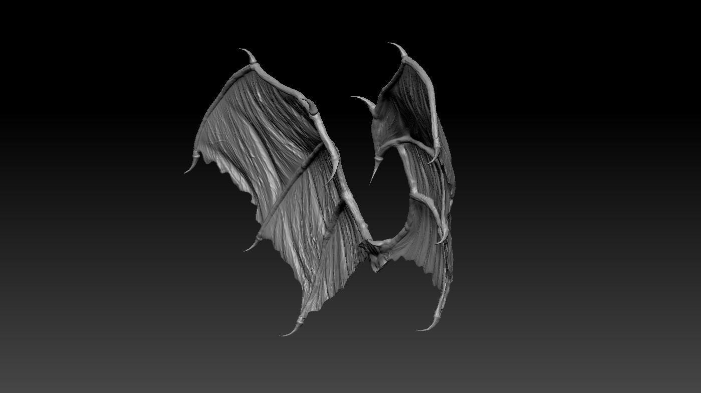 ArtStation - High-poly mode Demon Wings | Resources
