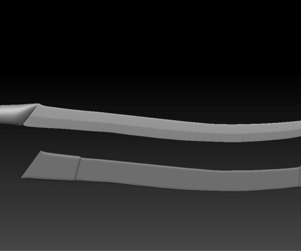 ArtStation - High-poly model Elf sword and scabbard | Resources