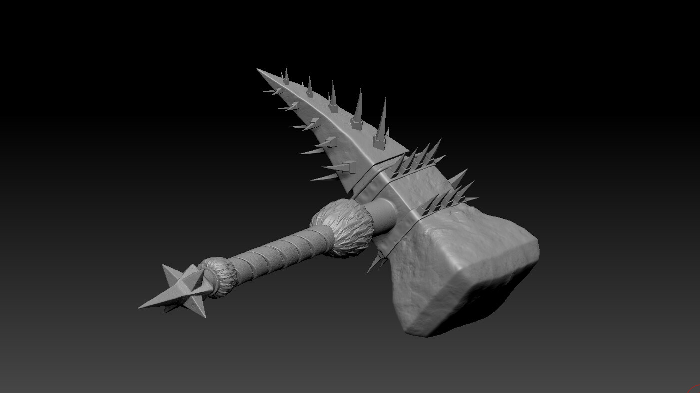 ArtStation - High-poly model Hammer | Resources