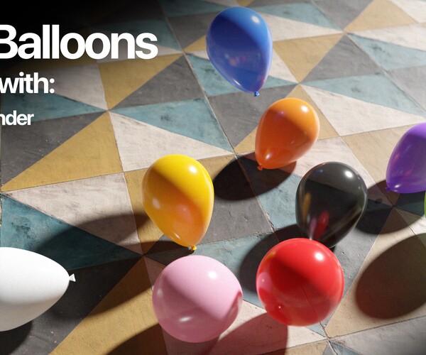 ArtStation - 3D BALLOONS | Resources