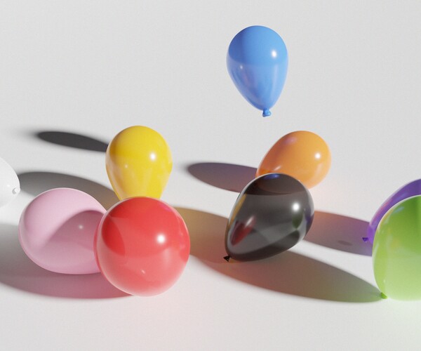 ArtStation - 3D BALLOONS | Resources