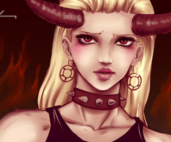 ArtStation - Devil Fighter | Artworks